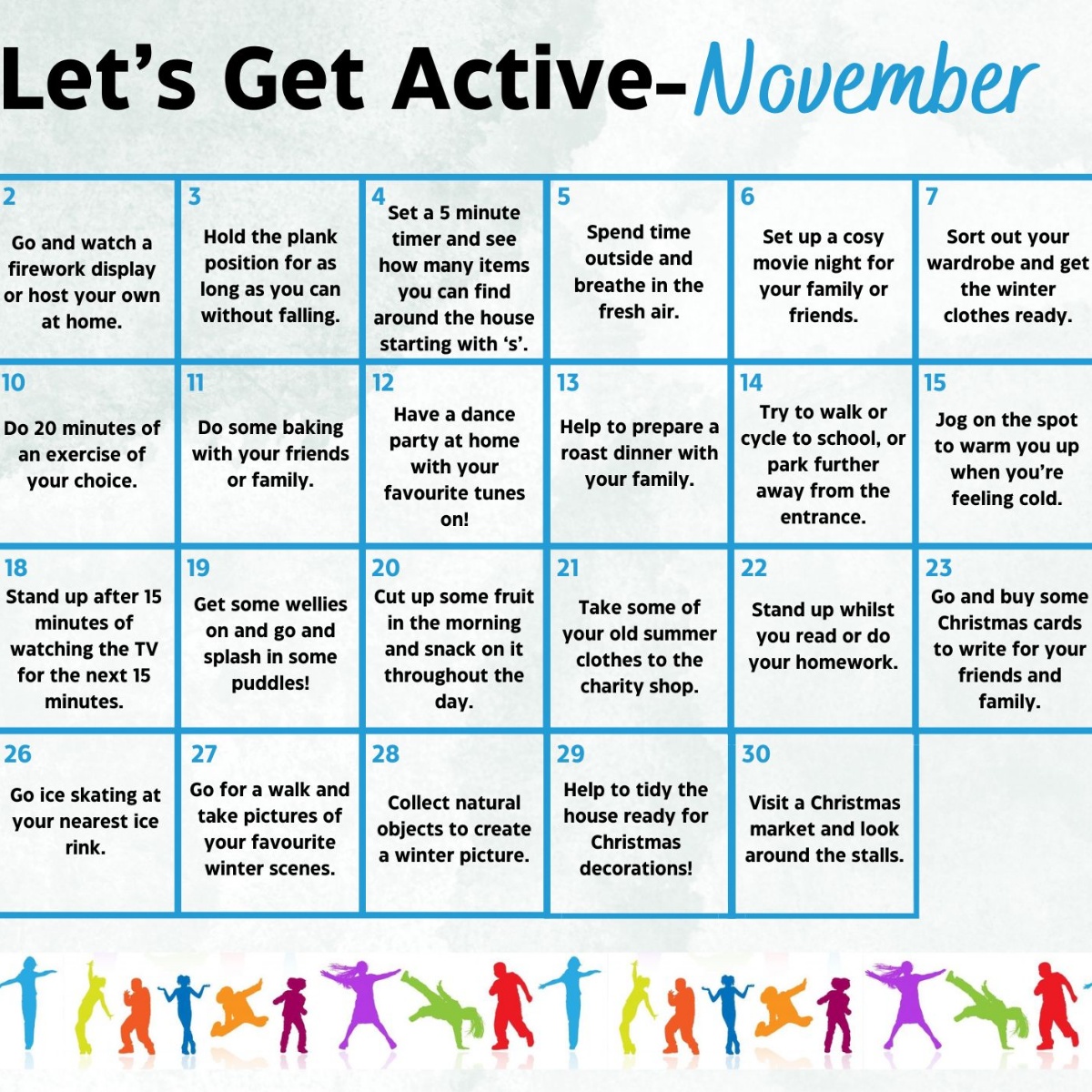 Our Lady’s Catholic Primary School - Let's Get Active in November